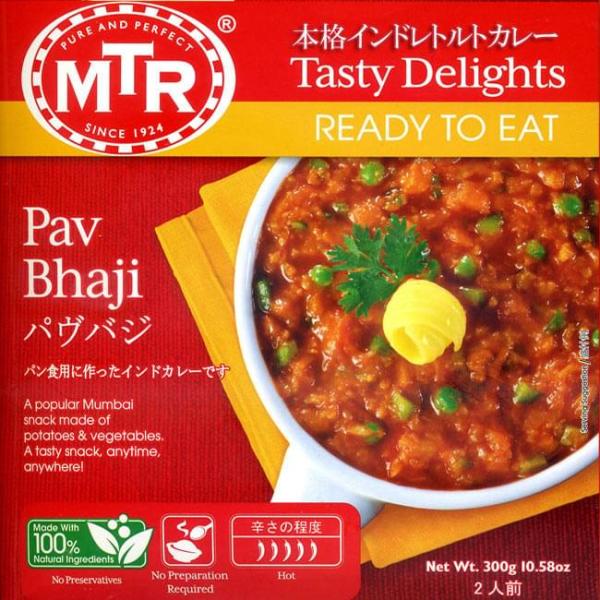 【発売日：2005年10月05日】Pav Bhaji - ジャガイモと野菜のカレー[MTRカレー] / レトルトカレー、MTR、インド料理、インド、野菜、じゃがいも、カレー、レトルト MTR（エムティーアール） インド アジアの食材 【イン...