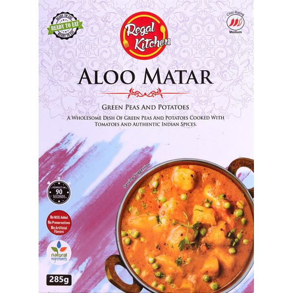 【発売日：2024年04月22日】【Regal Kitchen】アルー マター - ALOO MATAR 2人前 285g / アルー マター 、ALOO MATAR、レトルトカレー、インドカレー、北インドカレー、Regal、リーガル、イン...