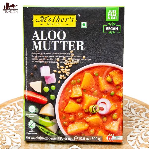 【発売日：2024年08月07日】じゃがいもとグリンピースのカレー ALOO MUTTER 【Mother's Recipe】【1.5〜2人前】 / レトルトカレー、Mothers、インド料理、インド、野菜、カレー、レトルト Mother'...