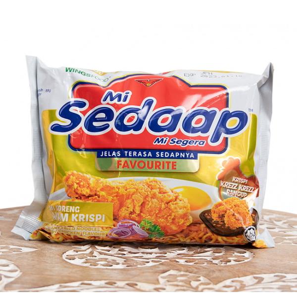 【発売日：2015年07月06日】【Mi Sedaap】Mi Goreng Ayam Krispi インスタント焼きそば アヤムクリスピー(ミーゴレン味クリスピーオニオン)  / インドネシア料理、インドネシア、インスタント麺、 クリスプ味...