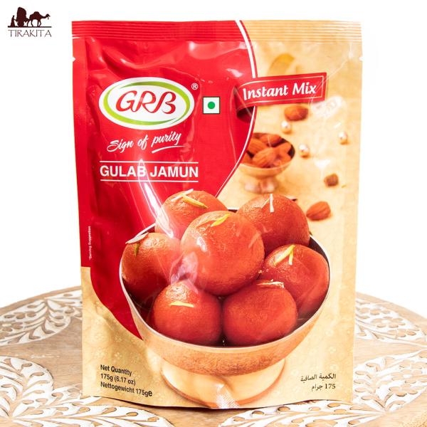 【発売日：2024年10月23日】インドお菓子  グラブジャムンの素 -Gulab Jamun Instant Mix 175g【GRB】 / インド料理、インド、インド軽食、料理の素、グラブジャム、インド スイーツ GRB インド アジア...