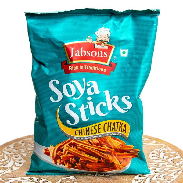 【発売日：2016年03月31日】ソヤ スティック チャイニーズ チャトカ 味 - Soya Sticks Chinese Chatka 180g 【Jobsons】 / インド、お菓子、ナムキン、スパイス、マサラ Jabsons（ジョブソ...