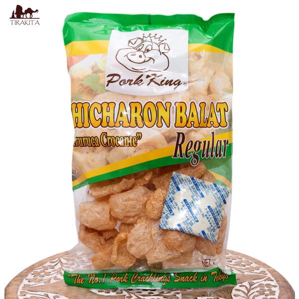 【発売日：2021年04月13日】〔低糖質！スナック〕チチャロン バラット - 豚皮の唐揚げ  CHICHARON BALAT Regular 〔Pork-King〕　糖質オフ　国産 / チチャロン、スナック、豚皮スナック、揚げ菓子、フィリ...