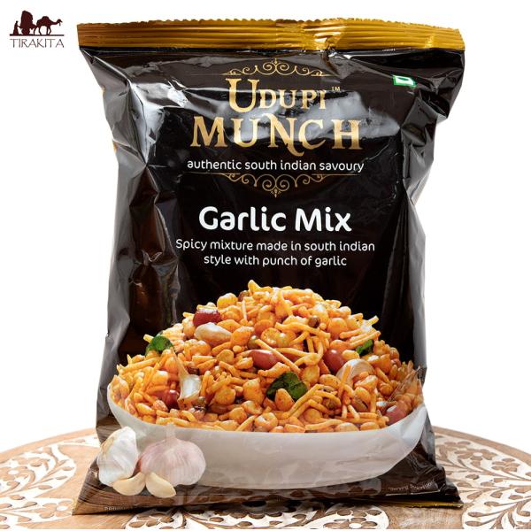 【発売日：2023年09月29日】スパイシーヌードルスナック - Udupi Munch Garlic Mix 170g【Udupi】 / インド、お菓子、スパイシー、フライドヌードル、ピーナッツ、マサラスナック Udupi（ウドゥピ） イ...