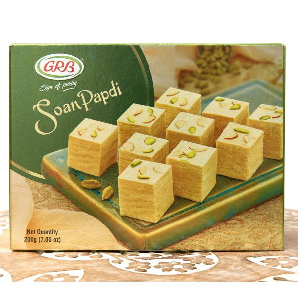 【発売日：2023年09月29日】インドのお菓子 ソーンパブディ - SOAN PAPDI 200g【GRB】 / インドのお菓子、ソーンパブディ、ソーンパプディ、激甘、甘いお菓子 GRB(ジーアールビー) インド アジアの食材 【インドと...