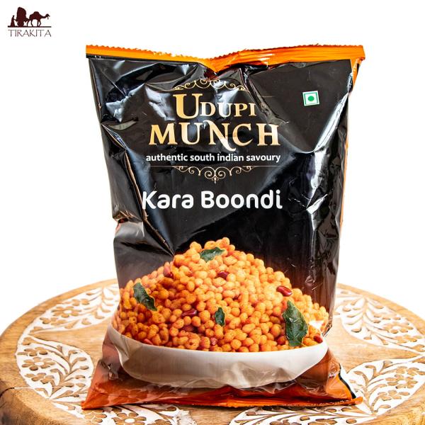 【発売日：2024年08月27日】【Udupi Munch】南インドの揚げ玉スナック Kara Boondi 150g / インド、お菓子、マサラスナック、スナック  インド アジアの食材 【インドとアジアン食品・食材