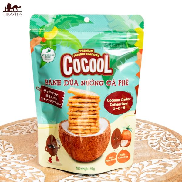 【発売日：2025年04月11日】ローストココナッツクラッカー コーヒーフレーバー 50g【COCOOL】 / ベトナム、 ココナッツ、 ココナッツスナック、 コーヒー、 グルテンフリー、 健康志向、 ハラル食品 COCOOL(コクール) ...