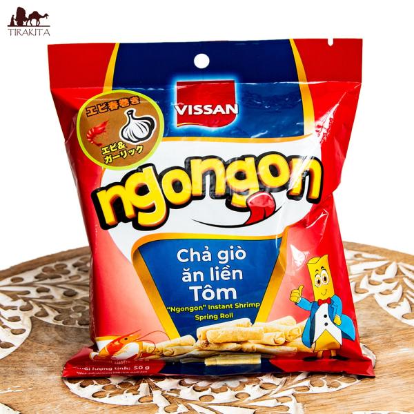 【発売日：2013年02月05日】ベトナムスナック 海老ミニ春巻き 海老＆ガーリック味 50g 【VISSAN】 / VISSAN、ベトナムお菓子、ベトナム、エビ、ガーリック、春巻き、スナック VISSAN(ヴィッサン) インド アジアの食...