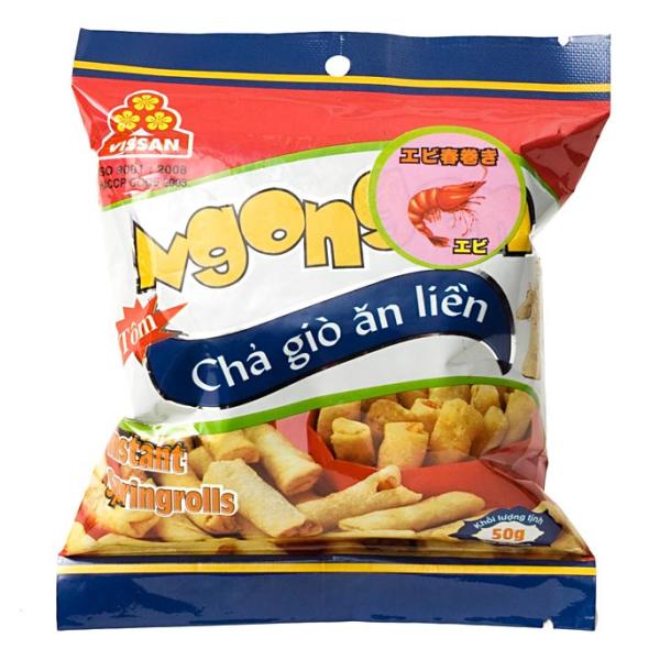 【発売日：2013年02月06日】ベトナムスナック 海老ミニ春巻き　海老味 50g 【VISSAN】 / VISSAN、ベトナムお菓子、ベトナム、エビ、春巻き、スナック VISSAN(ヴィッサン) インド アジアの食材 【インドとアジアン食...