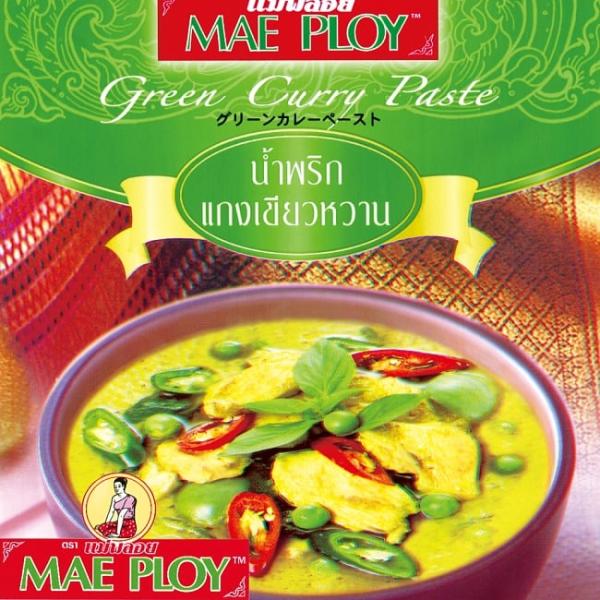 【発売日：2010年10月01日】グリーンカレーペースト  [50ｇ] 〔MAE PLOY〕 / MAE PLOY、タイ料理、タイ、タイカレー、料理の素、グリーンカレー MAE PLOY（メープロイ） インド アジアの食材 【インドとアジア...