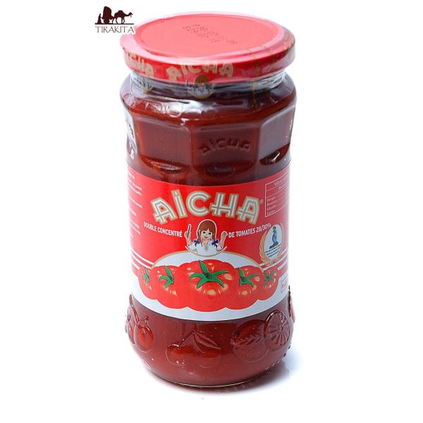 【発売日：2014年06月26日】濃縮トマトペースト【Aicha】 / トマト、トマトペースト、タジン、モロッコ Aicha（アイシャ） インド アジアの食材 【インドとアジアン食品・食材