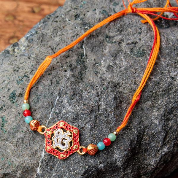 【発売日：2021年12月13日】ラーキー - インドの紐ブレスレット / ブレス、 ブレスレット、アンクレット、ラクシャバンダン、Rakhi Bandhan  アクセ 【インドとアジアのアクセサリー