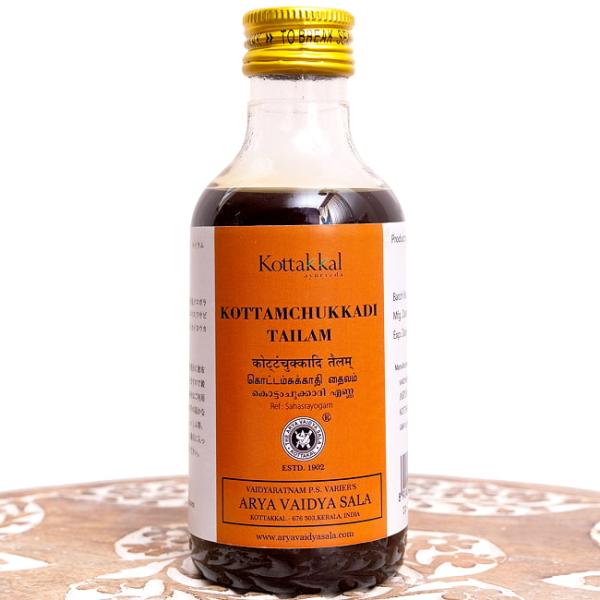 【発売日：2025年04月15日】ＫＯＴＴＡＫＡＬ　コッタムチュカディ　タイラム[Kottamchukkadi tailam 200ML] / アーユルヴェーダオイル、マッサージオイル、アーユルヴェーダ、シロダーラ、オイル、マッサージ、コッ...