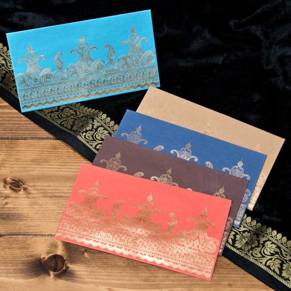 【発売日：2019年01月11日】インドの封筒VASANT / インド 封筒、封筒、チマンラール、Chimanlals、レターセット、ステーショナリー、文房具  インドとアジア雑貨 【インドとアジアン雑貨