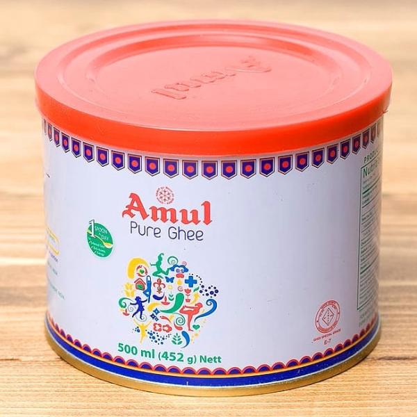 【発売日：2016年04月08日】ギー ピュア 500ml 小サイズ - Pure Ghee 【Amul】 / Ghee、ギー、バター、Amul、ギーバター、ギーオイル、アーユルヴェーダ、万能オイル Amul（アムール） インド アジアの食...