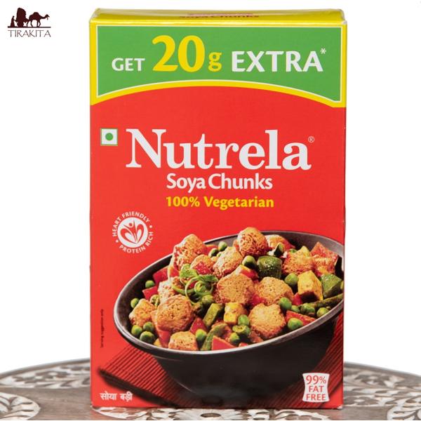 【発売日：2020年04月24日】乾燥大豆ボール　- ソヤチャンクス - Soya Chunks 200g[Nutrela ] / 大豆ミート、大豆製品、ベジタリアン、ソイミート Nutrela インド アジアの食材 【インドとアジアン食品・食材