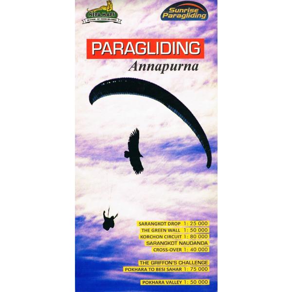 【発売日：2010年04月21日】Paragliding Annapurna パラグライディング用地図【アンナプルナ】 / 地図、旅行  印刷物 【インドとアジアの印刷物
