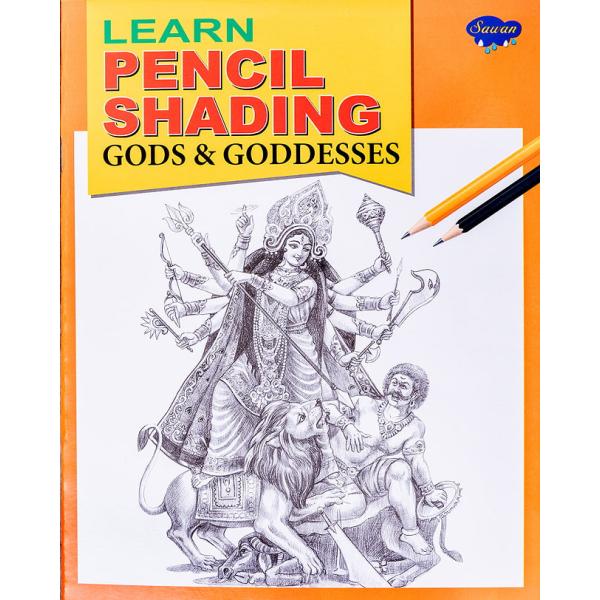 【発売日：2010年05月28日】神様を描く - LEARN Pencil Shading Sketching　インドの神様と鉛筆デッサンの明暗表現が学べる / 鉛筆デッサン、陰と影.、明暗技法、本、絵本、シェーディング、Sawan Man...