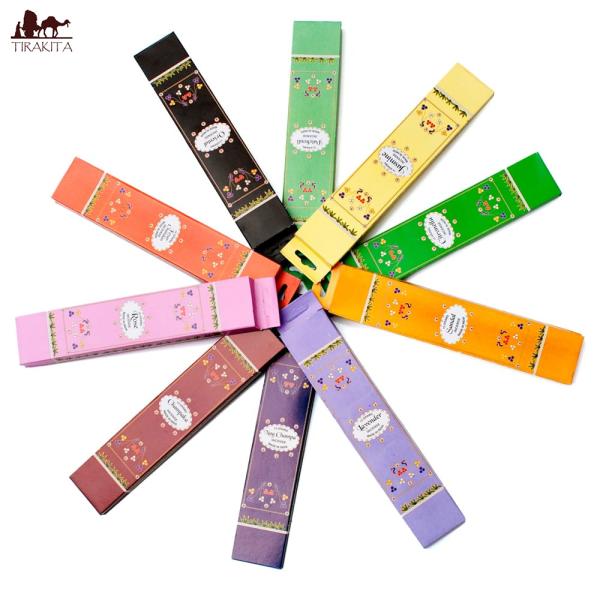 【発売日：2013年04月12日】インド香10種類ギフトセット / お香、インセンス、ギフトセット、ナグチャンパ、サフラン、ジャスミン、シトロネラ、サンダル、パチョリ、ローズ、金香木 Gulabsingh Johrimal お香 【インドと...