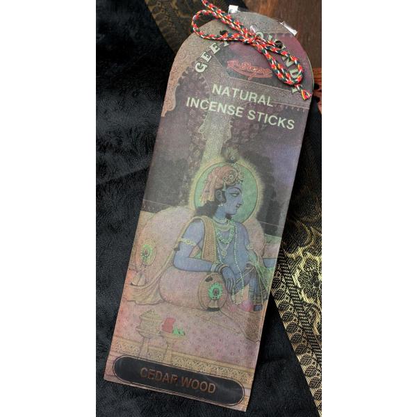 【発売日：2014年11月05日】Geet Govinda ギータ・ゴーヴィンダ香 - Cedarwood / お香、インセンス、インド香、シダーウッド RExpo お香 【インドとアジアのお香
