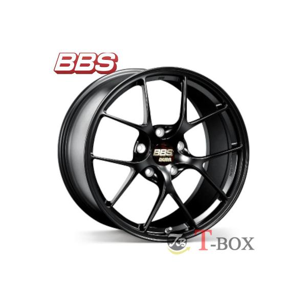 BBS(JAPAN) 超超ジュラルミン鍛造 1ピースホイール RI-D■サイズ19 9.5 +25(RI031) +45(RI023) 5/120■カラーMB マットブラック■付属品キャップバルブ(装着車両によりボルトorナット、ハブリング...