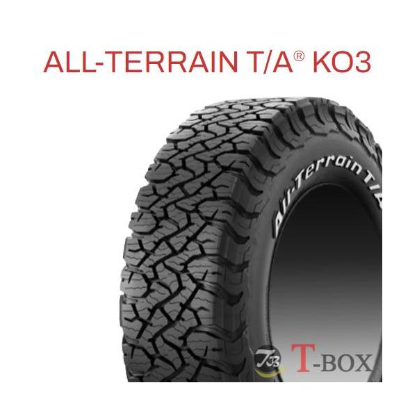 BF Goodrich ALL-TERRAIN T/A KO3BF グッドリッチ オールテレーン T/A KO3第5世代のBFGoodrich All-Terrain T/A KO3本格オフロード走行からドレスアップまで、また車両タイプを選...