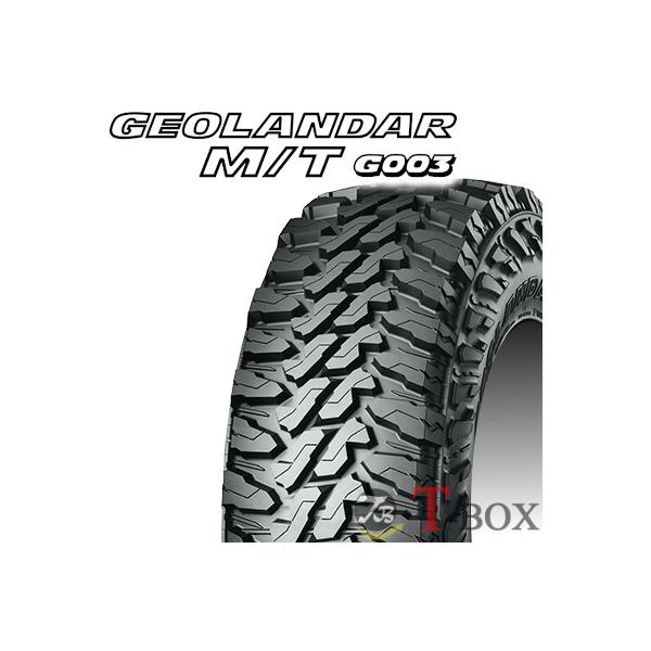 GEOLANDAR M/T G003■タイヤサイズLT285/75R16 126/123Q■推奨車種SUV■タイヤ種類 サマータイヤホビータイヤ■タイヤパターン 回転方向指定・IN/OUT指定なし■タイヤ特徴多くの新技術を投入し、かつてない...