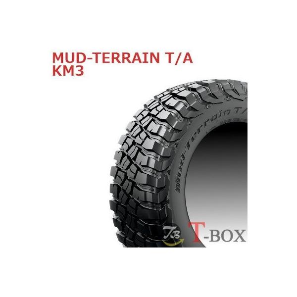 Mud-Terrain T/A KM3　マッドテレーン　ティーエー　ケーエムスリー最高峰マッドテレーンが未知の冒険に誘うオフロードでの使用を想定して設計されたBFGoodrich マッドテレーンT/A KM3。BFGoodrichで最もオフ...