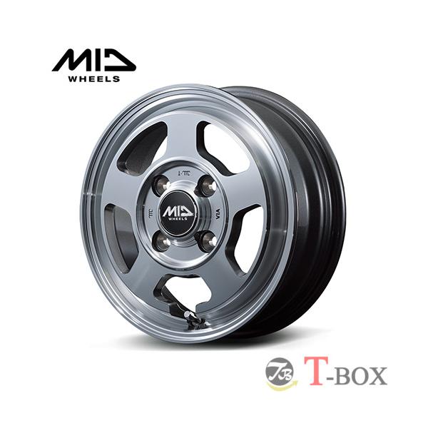 ■ホイールMARUKA MID Garcia Chicago5マルカ MID ガルシア シカゴ5■サイズ12 4.0 +42 4/100ボア径67.1■カラーメタリックグレーポリッシュ■付属品センターキャップ、バルブ■特徴 ネオクラシックス...