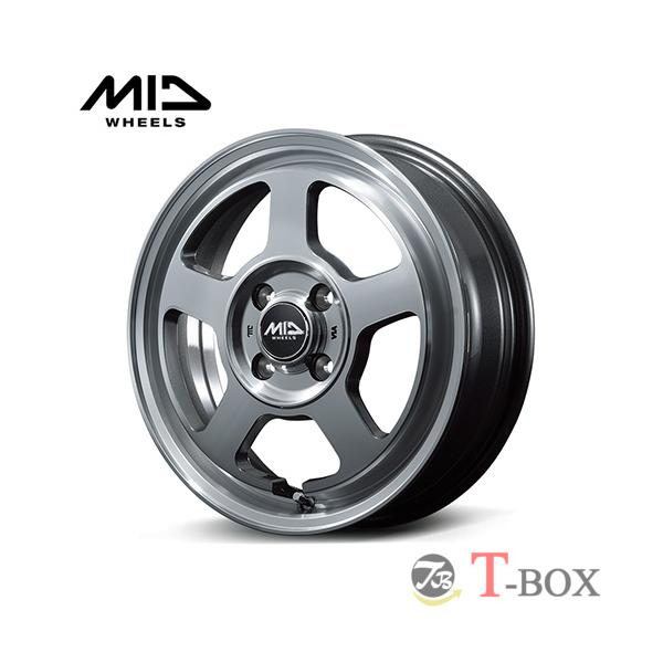 ■ホイールMARUKA MID Garcia Chicago5マルカ MID ガルシア シカゴ5■サイズ14 5.5 +40 4/100ボア径67.1■カラーメタリックグレーポリッシュ■付属品センターキャップ、バルブ■特徴 ネオクラシックス...