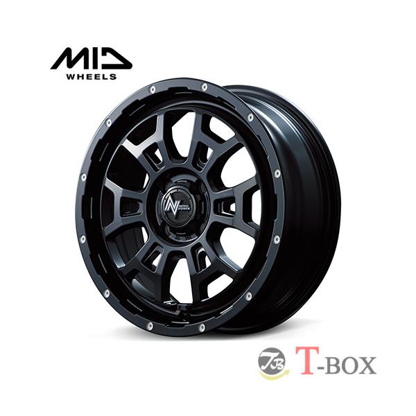 ■ホイールMARUKA NITRO POWER H6 SLUGマルカ ナイトロパワー H6 スラッグ■サイズ16 6.0 +40 4/100ボア径67.1■カラーセミグロスブラック/マシニング■付属品センターキャップ、バルブ■特徴 アメリカ...