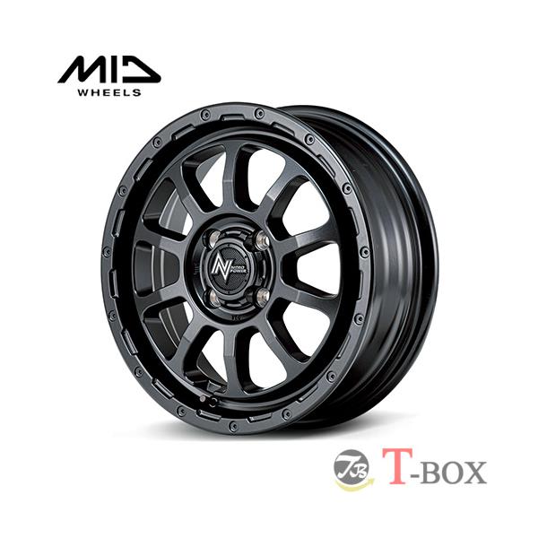 ■ホイールMARUKA NITRO POWER M10 PERSHING BARREL BLACK EDITIONマルカ ナイトロパワー M10 パーシング バレルブラック エディション■サイズ14 4.5 +45 4/100ボア径67.1...