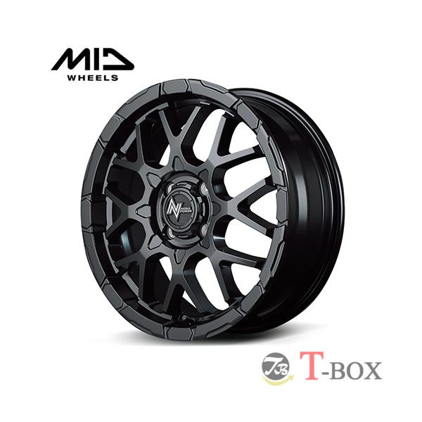 ■ホイールMARUKA NITRO POWER M28 BULLETマルカ ナイトロパワー M28 バレット■サイズ16 6.0 +40 4/100ボア径67.1■カラーセミグロスブラック■付属品センターキャップ、バルブ■特徴 CROSS ...