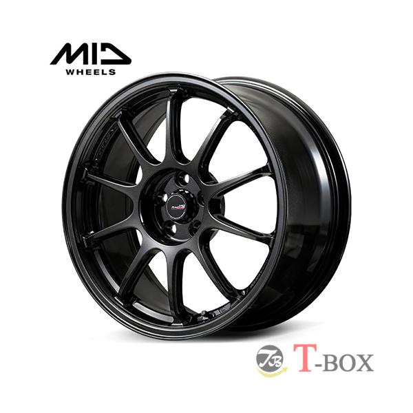 ■ホイールMARUKA MID RACING R10 EVO / マルカ MID レーシング R10 EVO■サイズ16 6.5 +45 4/100ボア径67.1■カラーBLM ブラックメタリック■付属品センターキャップ、エアバルブ■備考 ...