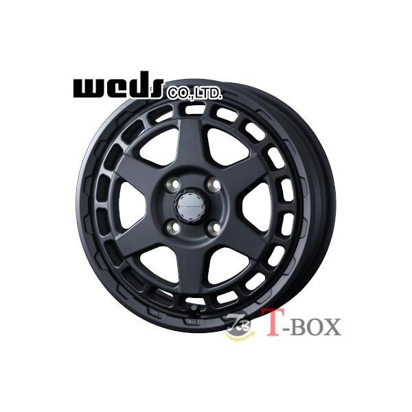 WEDS ADVENTURE MUDVANCE X Type S(ウェッズ アドベンチャー マッドヴァンス エックス タイプエス)■ホイールサイズ12 4.0 +40 4/100■カラーFULL MAT BLACK ( フルマットブラック ...
