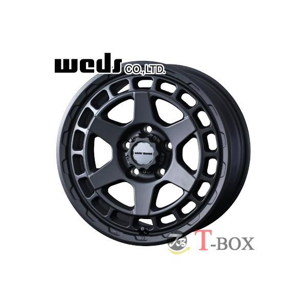 WEDS ADVENTURE MUDVANCE X Type S(ウェッズ アドベンチャー マッドヴァンス エックス タイプエス)■ホイールサイズ16 7.0 +35 5/114.3■カラーFULL MAT BLACK ( フルマットブラッ...