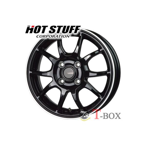 G SPEED P-06■ホイールサイズ13 4.0 +45 4/100■カラーメタリックブラック＆リムポリッシュ(BK/リムP)■付属品センターキャップ / エアーバルブ■特徴軽量化・高硬質化を追求した2022年最新モデルです。バランスの...