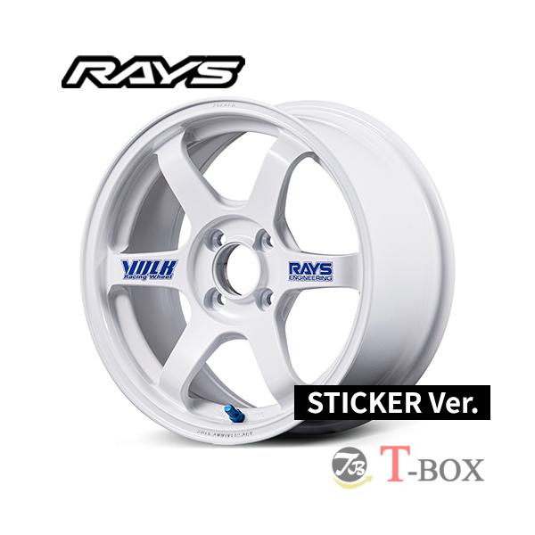 ■ホイールRAYS VOLK RACING  TE37 SONIC 30TH STICKER Ver. / レイズ ボルクレーシング TE37 ソニック 30TH ステッカー Ver■サイズ15 6.0 +43 4/100ボア径65■カラー...