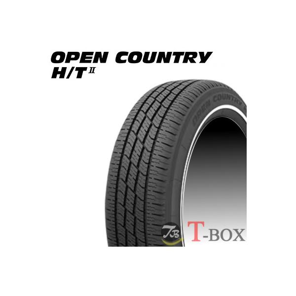TOYO OPEN COUNTRY H/T II トーヨー オープンカントリー エイチティーツー■推奨車種SUV・CCV・軽自動車・コンパクトカー■特徴 ファッショナブルなデザインと街乗り用としての静粛性を兼ね備えたハイウェイテレーンタイヤ...