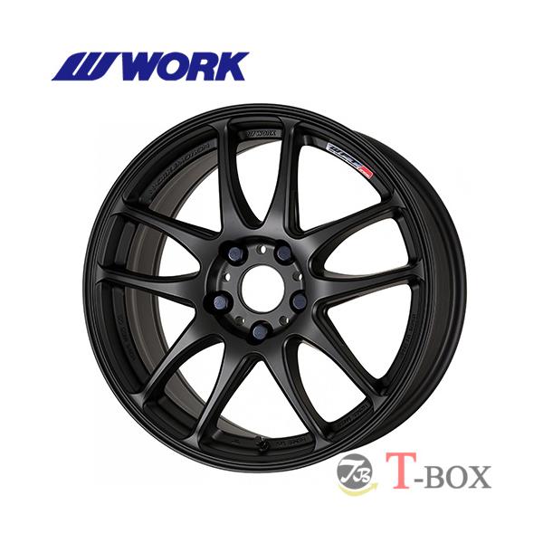 WORK WORK EMOTION CR Kiwamiワーク ワークエモーション CR極■サイズ17 7.0 +38 +47 +53 4/100ボア径60■カラーMBL マットブラック■付属品エアバルブ■備考 特殊P.C.D.： 4H-98...