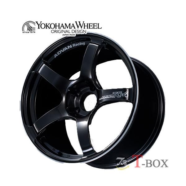 ■ホイールYOKOHAMA WHEEL ADVAN Racing TC-4 / ヨコハマホイール アドバンレーシング TC-4■サイズ15 6.5 +40 4/100ボア径63■カラーBGR ブラックガンメタリック＆リング■付属品スポークス...
