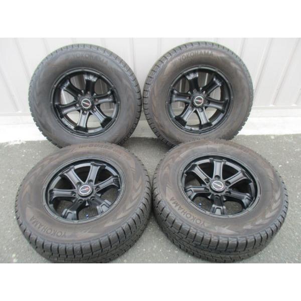 ★☆B-MUD K マッドブラック スタッドレスタイヤホイールセット 265/65R17 ヨコハマ G075 プラド 20440 送料込☆★インボイス領収書発行可能★商品説明★ホイール・B-MUD K・アルミホイール4本セット・17インチ×...