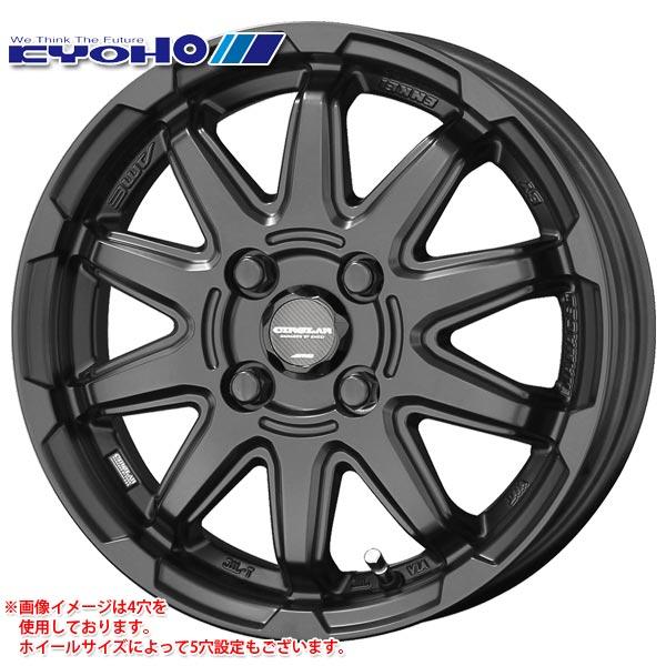 国産車用 新品ホイール1本の価格です。ホイールカラー設定：マットブラックホイール構造：1ピースセンターキャップ：付属ナット：無しホイール穴数/PCD設定：4/100、5/114.3※補足：デコレーションステッカーシート(イエロー／オレンジ)...