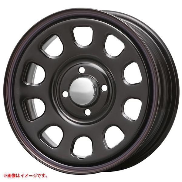 国産車用 新品ホイール1本の価格です。ホイールカラー設定：ブラック(レッドブルーライン)ホイール構造：1ピースセンターキャップ：付属ナット：無しホイール穴数/PCD設定：4/100※サイズ設定により、穴数・デザインが画像と異なります。■送料...