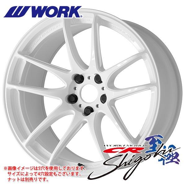 国産車用 新品ホイール1本の価格です。ホイールカラー設定：アイスホワイト(ICW)、アームドチタン(AMG)、グローガンメタ(GGM)ホイール構造：1ピースセンターキャップ：別売(商品番号5581-work)ナット：別売ホイール穴数/PCD...