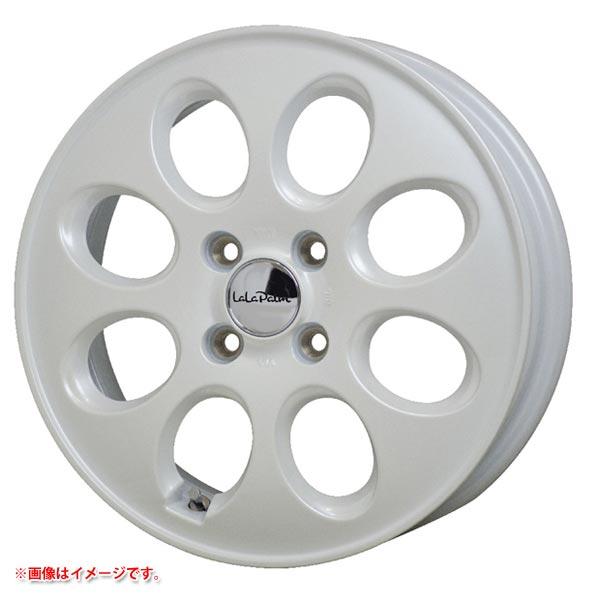 国産車用 新品ホイール1本の価格です。ホイールカラー設定：パールホワイト(PW)、セミグロスブラックリムポリッシュ(GBリムP)ホイール構造：1ピースセンターキャップ：付属ナット：無しホイール穴数/PCD設定：4/100※サイズ設定により、...