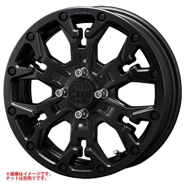 【後払決済不可商品】後払決済は銀行振込に変更いたします。国産車用 新品ホイール1本の価格です。ホイールカラー設定：マットブラック、マットブラッククリアホイール構造：1ピースセンターキャップ：付属ナット：無しホイール穴数/PCD設定：4/10...