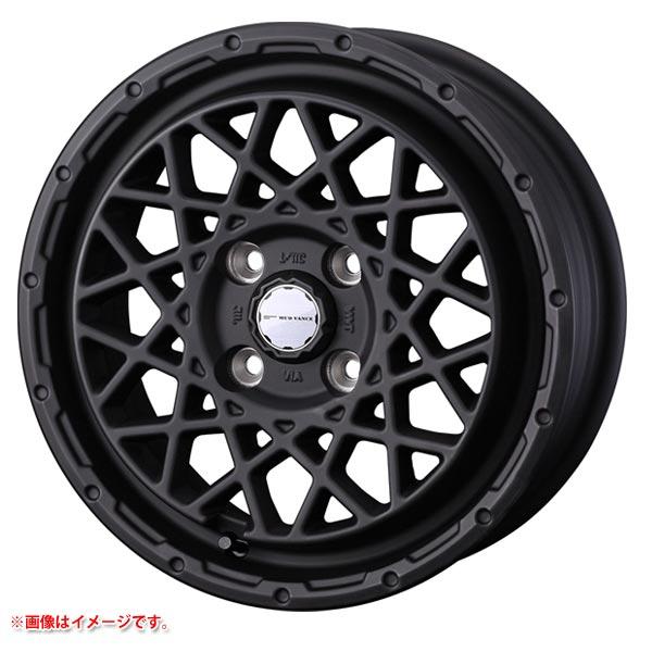 国産車用 新品ホイール1本の価格です。ホイールカラー設定：フルマットブラック(MBK)ホイール構造：1ピースセンターキャップ：付属ナット：無しホイール穴数/PCD設定：4/100※サイズ設定により、穴数・デザインが画像と異なります。■送料2...