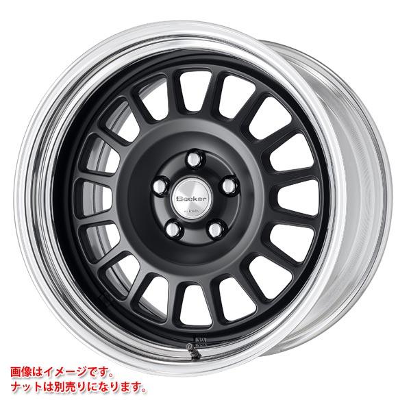 国産車用 新品ホイール1本の価格です。ホイールカラー設定：マットブラック(MBL)、カットクリア(MSP)ホイール構造：2ピースセンターキャップ：付属ナット：無しホイール穴数/PCD設定：5/100、5/114.3※サイズ設定により、穴数・...