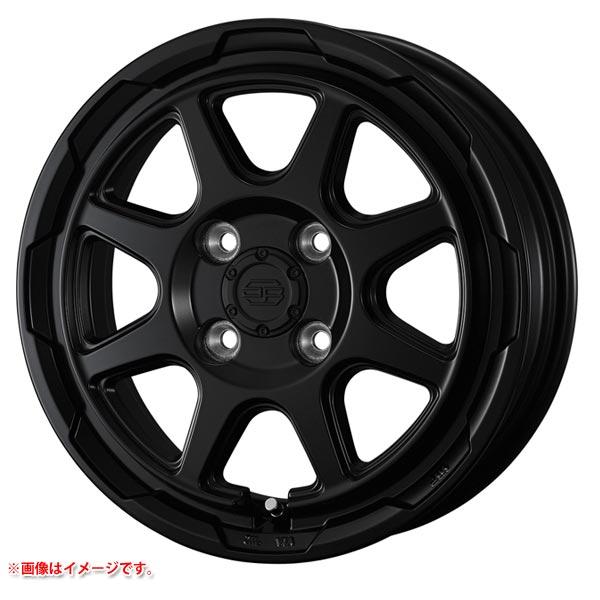 国産車用 新品ホイール1本の価格です。ホイールカラー設定：セミマットブラック(MBK)ホイール構造：1ピースセンターキャップ：付属ナット：無しホイール穴数/PCD設定：4/100※補足：JWL-T規格非対応のため、車検非対応※サイズ設定によ...